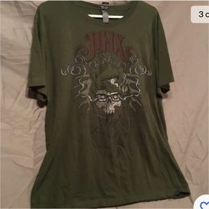 Jinx | Shirts | Mens Green Jinx Tshirt Xl With Design | Poshmark